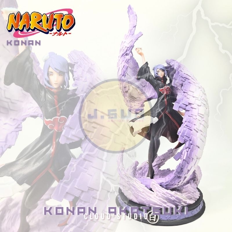 Jual Action Figure Konan Akatsuki Statue Naruto Cloud Studio Series ...