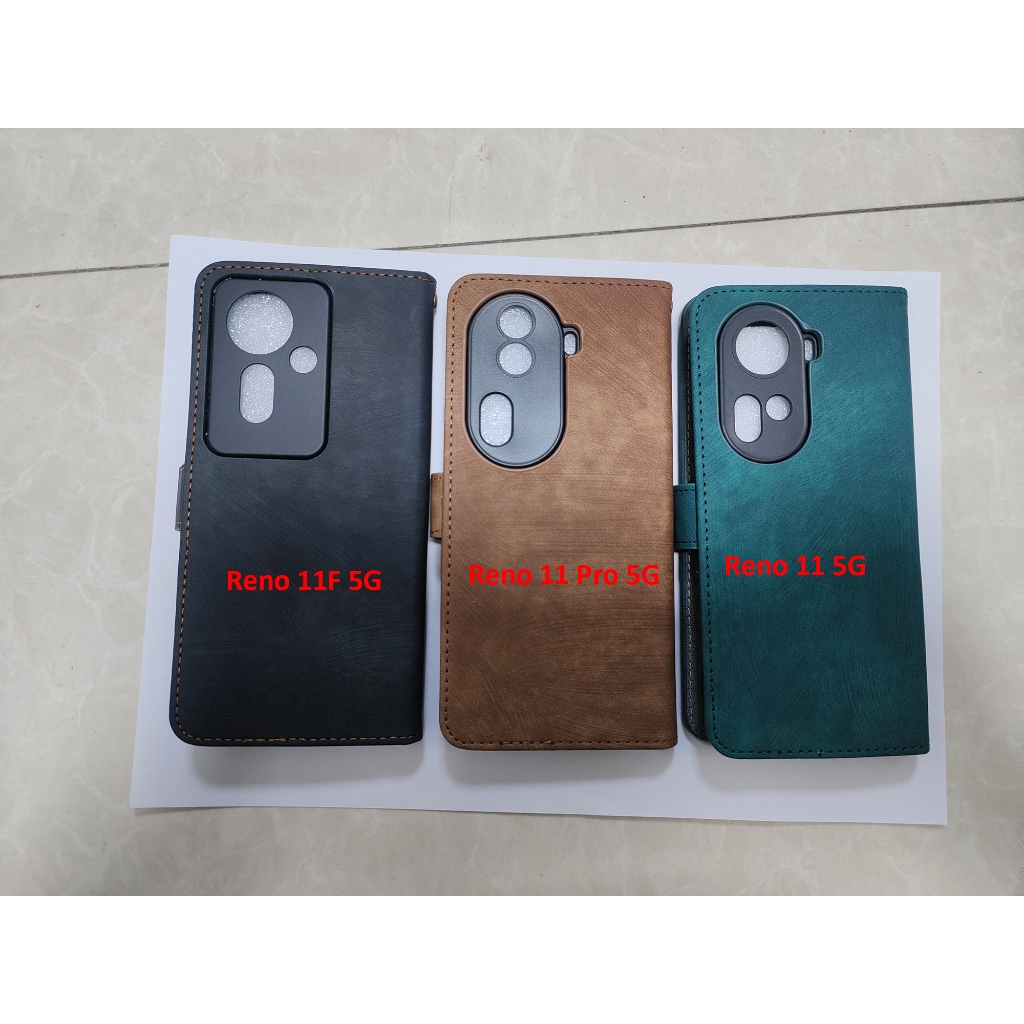 Jual OPPO A60 Reno 11 F/11/11 Pro A79 5G Premium kulit Flip Cover ...