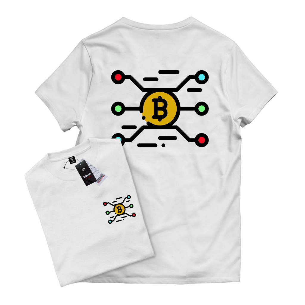Jual Ry Lifestyle T-Shirt Kaos Pendek Bitcoin Premium Quality Unisex ...