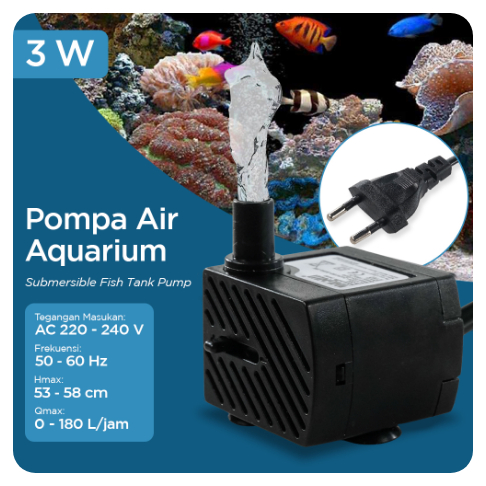 Jual JINGNUO DONGHONG Pompa celup Air Mini Aquarium ikan Submersible ...