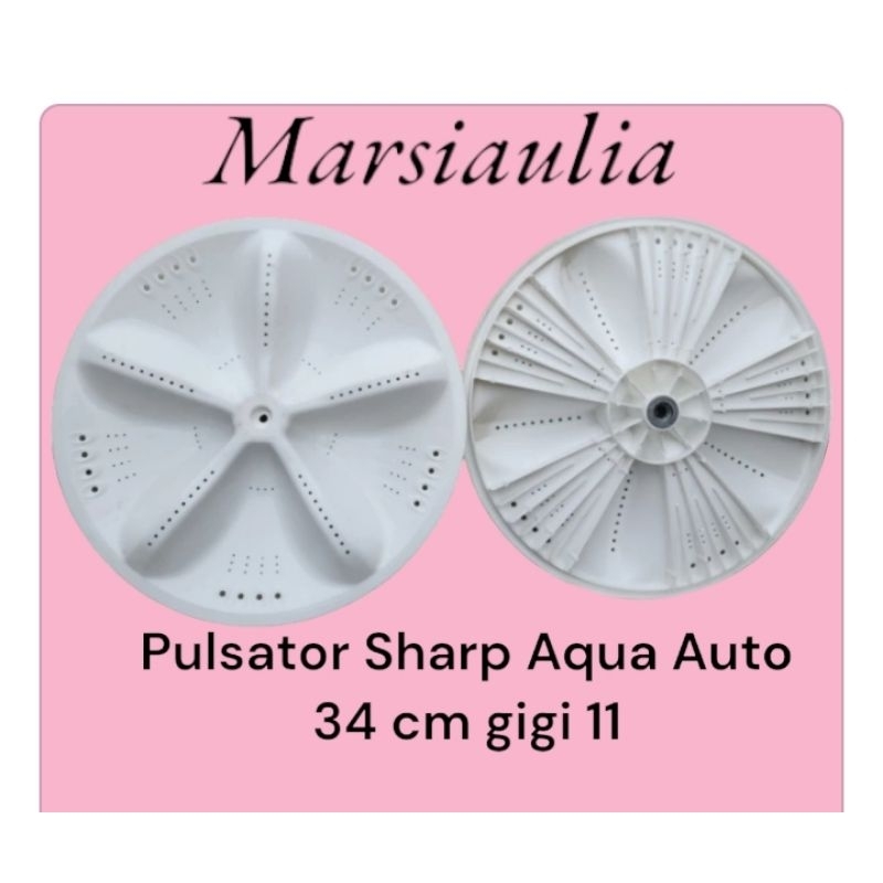 Jual Pulsator mesin cuci sharp Aqua Auto 34 cm gigi 11 pulsator aqua ...