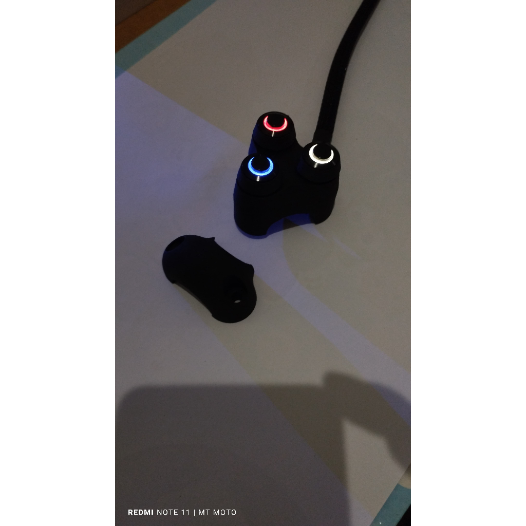 Jual MTMoto Mini Custom Holder Saklar motor universal 3 Tombol_V2 motor ...