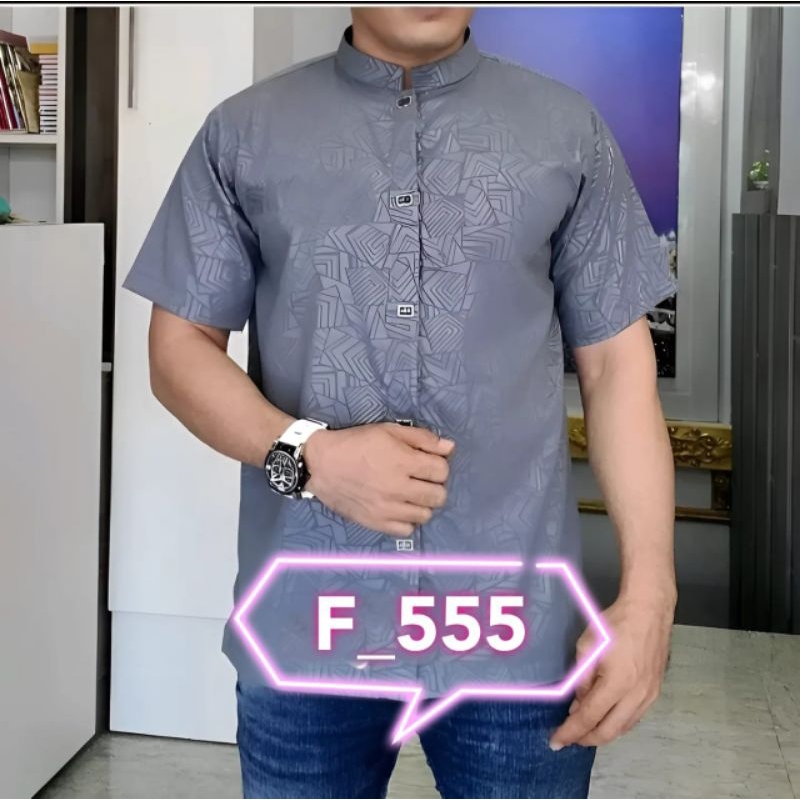 Jual baju Koko sultan tangan pendek | Shopee Indonesia