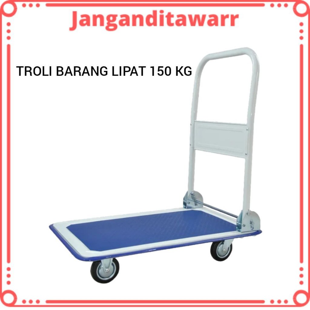 Jual Troli Barang Lipat Belter 150KG Hand Truck Besi 150kg Trolley ...
