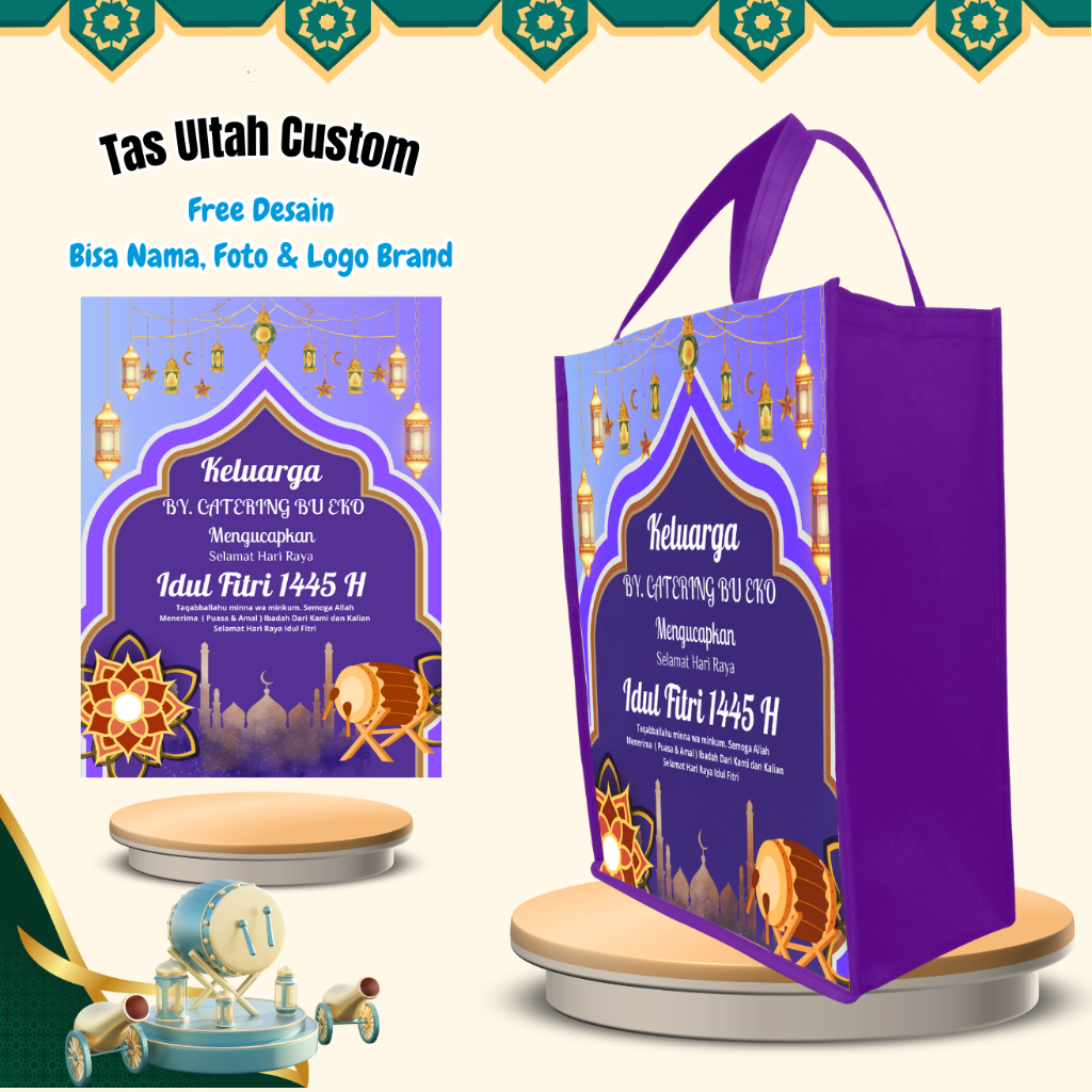 Jual 120 Pcs Tas Parcel Lebaran Sembako Idul Fitri Ulang Tahun Custom ...