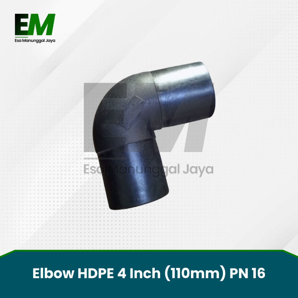 Jual Elbow HDPE 3 inch (90mm) PN 16 / Elbow HDPE 90mm / Elbow 3" PN 16 ...