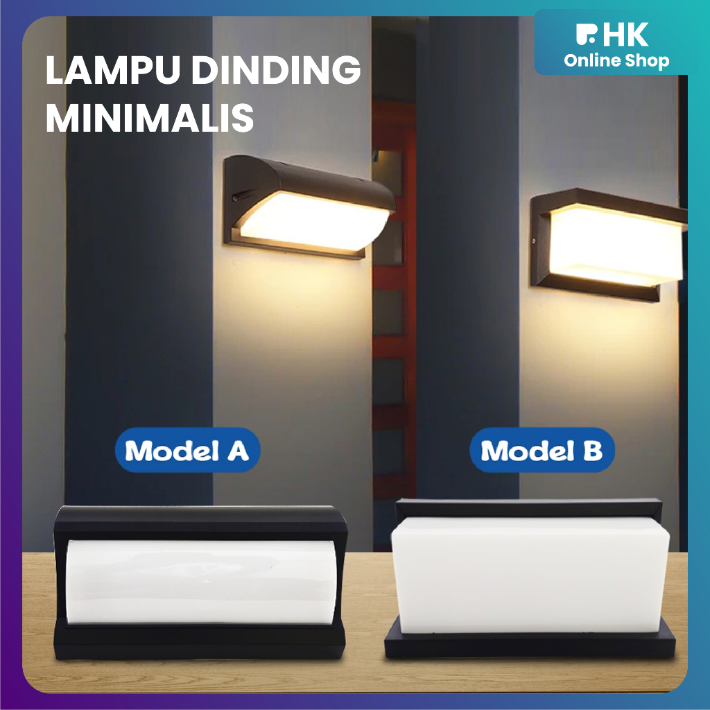 Jual Lampu Dinding Teras LED / Lampu Dinding Minimalis LED Moisture Proof | Shopee Indonesia
