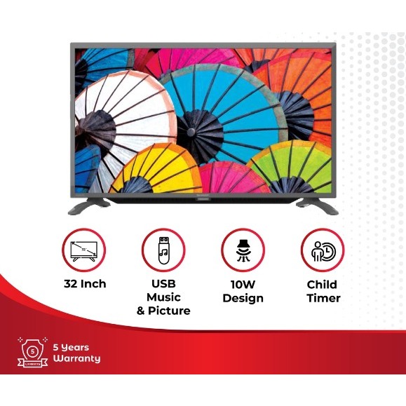 Jual TV Sharp TV 24 inch HD-Ready Digital 2T-C24GD1400i | Shopee Indonesia