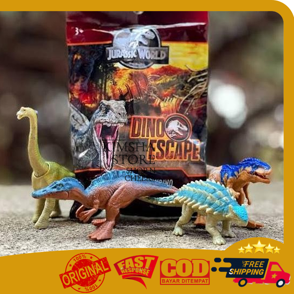 Jual Jurassic World Dino Escape Mini Action Dinosaurus Triceratops ...