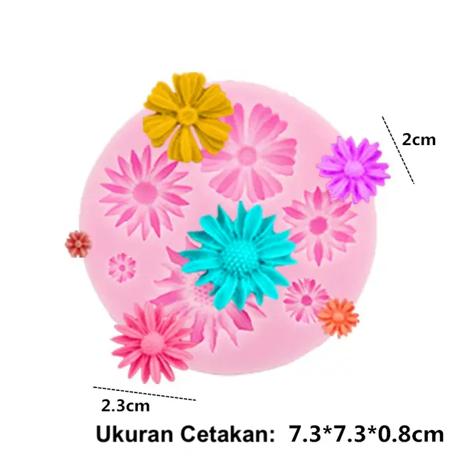 Jual Cetakan Pudding Bunga Viral Puding Jelly Estetik Flower Cetakan ...