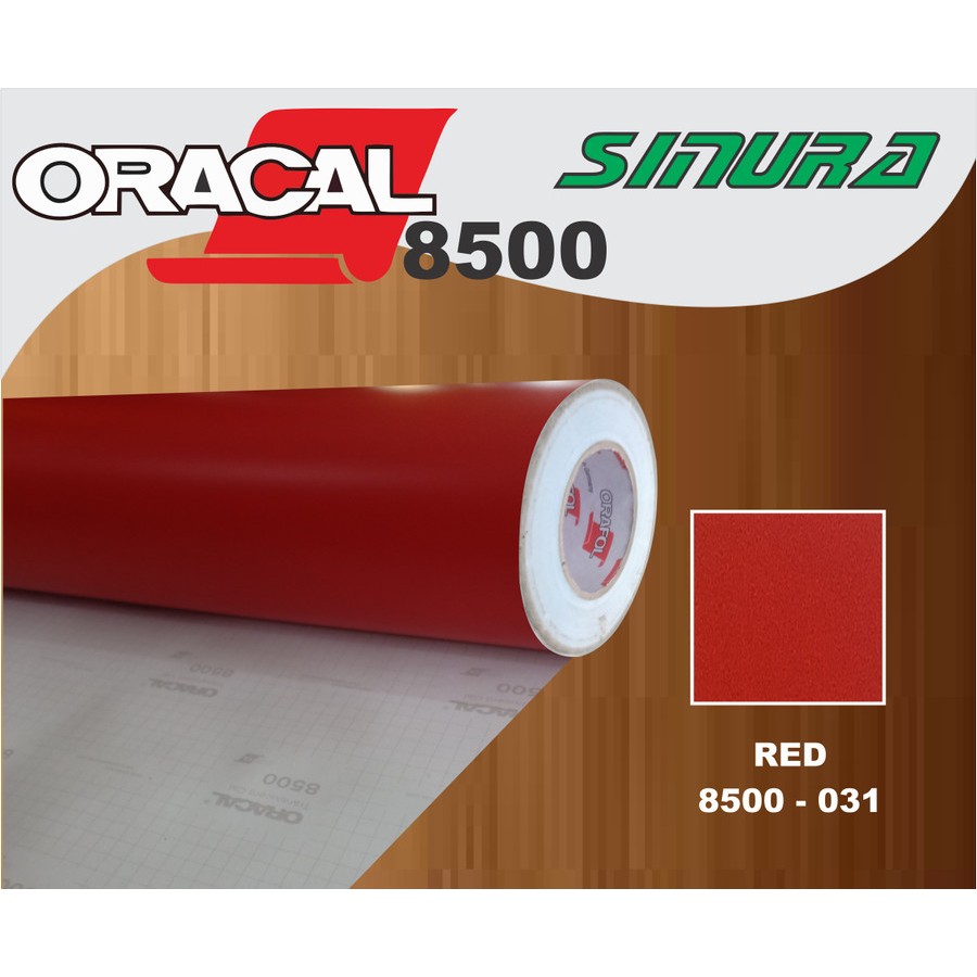Jual Sticker Oracal Seri 8500-031 RED // STICKER UNTUK NEONBOX | Shopee ...
