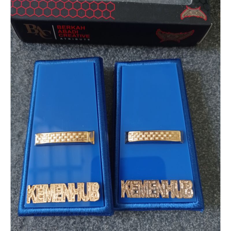 Jual Pangkat Pdh Kemenhub 3A Kain Akrilik Exclusive | Shopee Indonesia