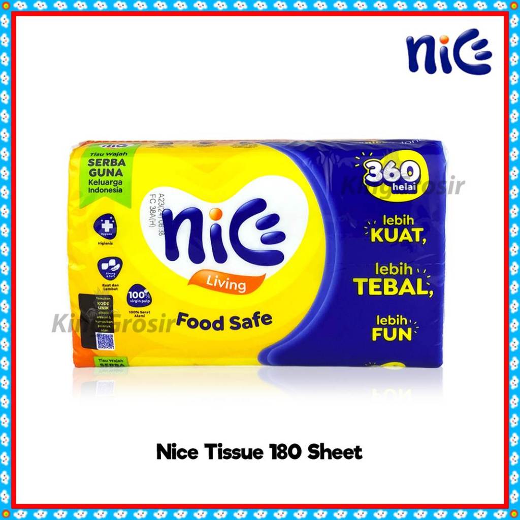 Jual Nice Tissue 180's / Facial Tissue 2 ply | Shopee Indonesia