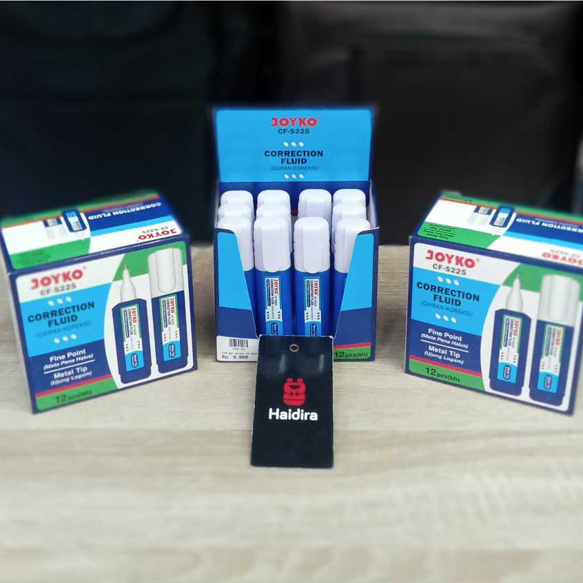 Jual JOYKO CORRECTION FLUID TIPEX CAIR JOYKO CF-S225 KERTAS DOKUMEN ...