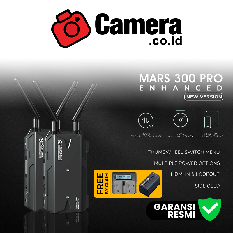 Jual HOLLYLAND Mars 300 Pro Enhanced Wireless Video Transmitter System ...
