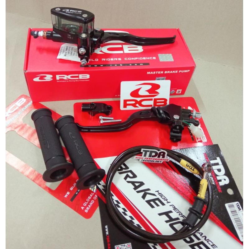 Jual 1SET MASTER REM RCB E2 OVAL 14MM PLUS KIRI RCB KOPLING/REM PLUS ...