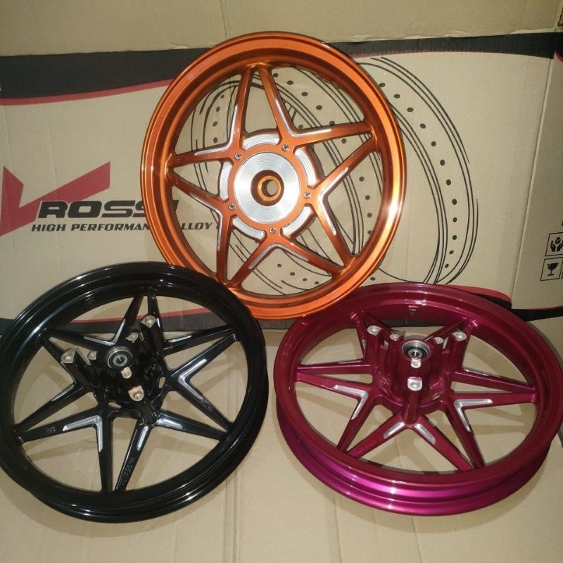 Jual Velg Racing Yamaha Aerox 155 Sepasang/Velg Vrossi Orbits aerox | Shopee Indonesia