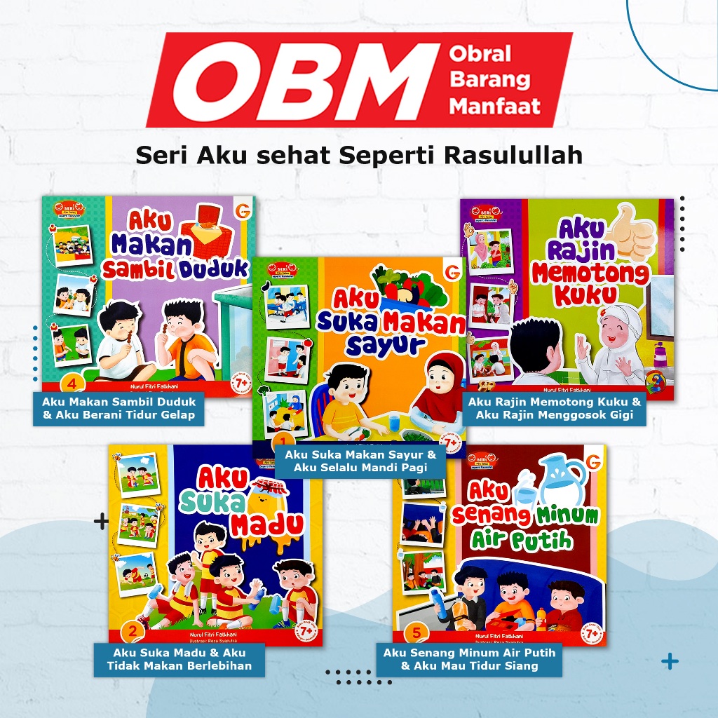 Jual Buku Anak - Seri Aku sehat Seperti Rasulullah ; Aku Makan Sambil ...