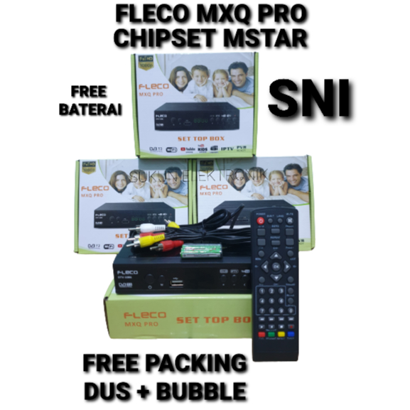 Jual STB FLECO SET TOP BOX FLECO DVBT2 CHIPSET MSTAR SNI | Shopee Indonesia