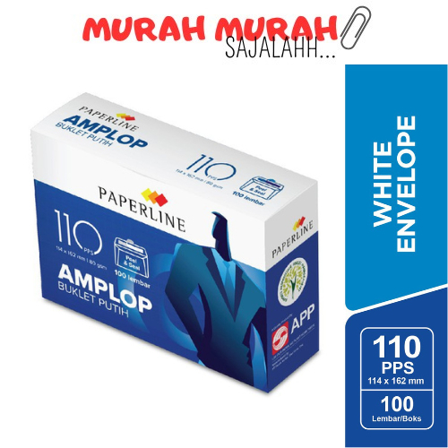 Jual Paperline Amplop 114X162mm 80gsm White PPL EV 110 PPS / Amplop ...