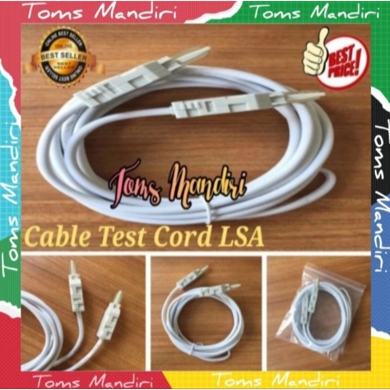 Jual Test Cord LSA Plus Double / 2-Pole Test Cable LSA | Shopee Indonesia