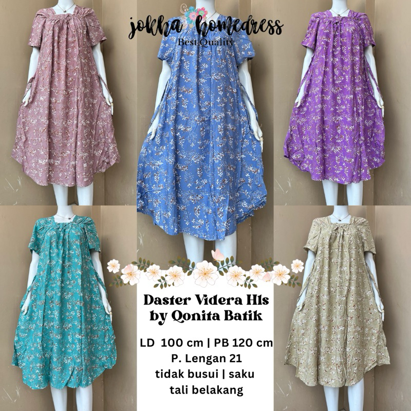 Jual Daster Batik Videra Hls by Qonita Batik Pekalongan | Shopee Indonesia