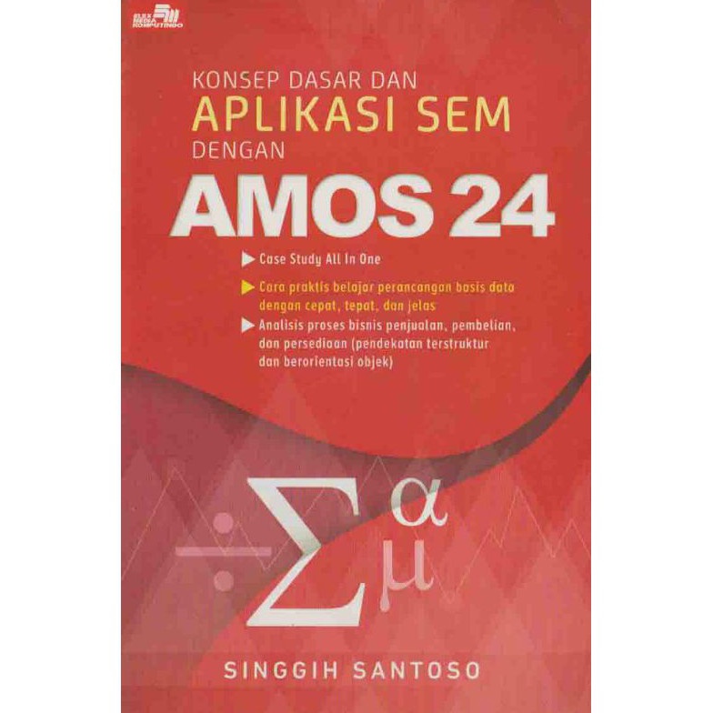 Jual Produk Premium Konsep Dasar dan Aplikasi SEM dengan Amos 24 CD ...
