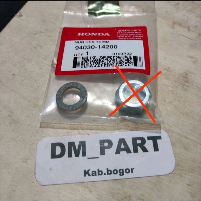 Jual RING MUR NUT BAUT washer PULLY PULI PULY PULLEY PULEY CVT KRUK ...