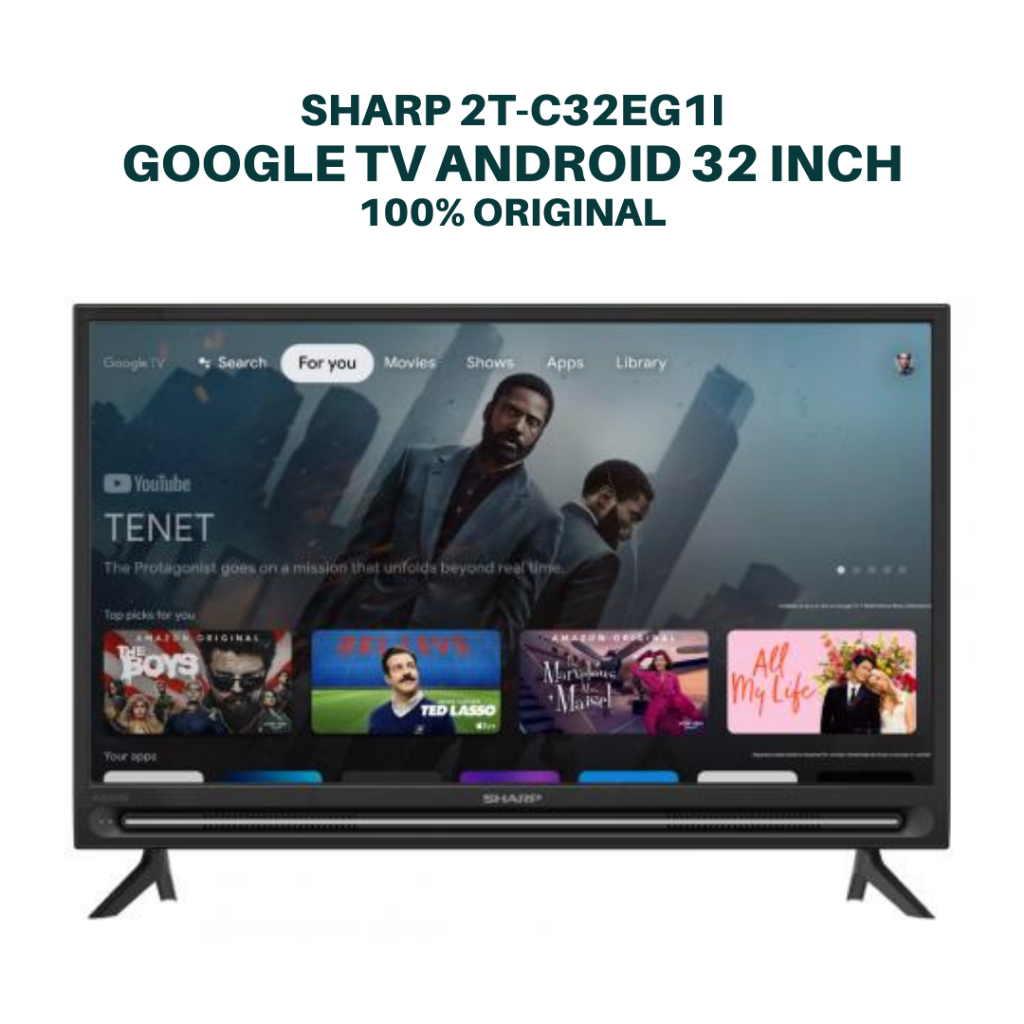 Jual SHARP 2T C32EG1I google tv android 32 inch tv sharp android 32 ... Jual SHARP 2T C32EG1I google tv android 32 inch tv sharp android 32 ...
