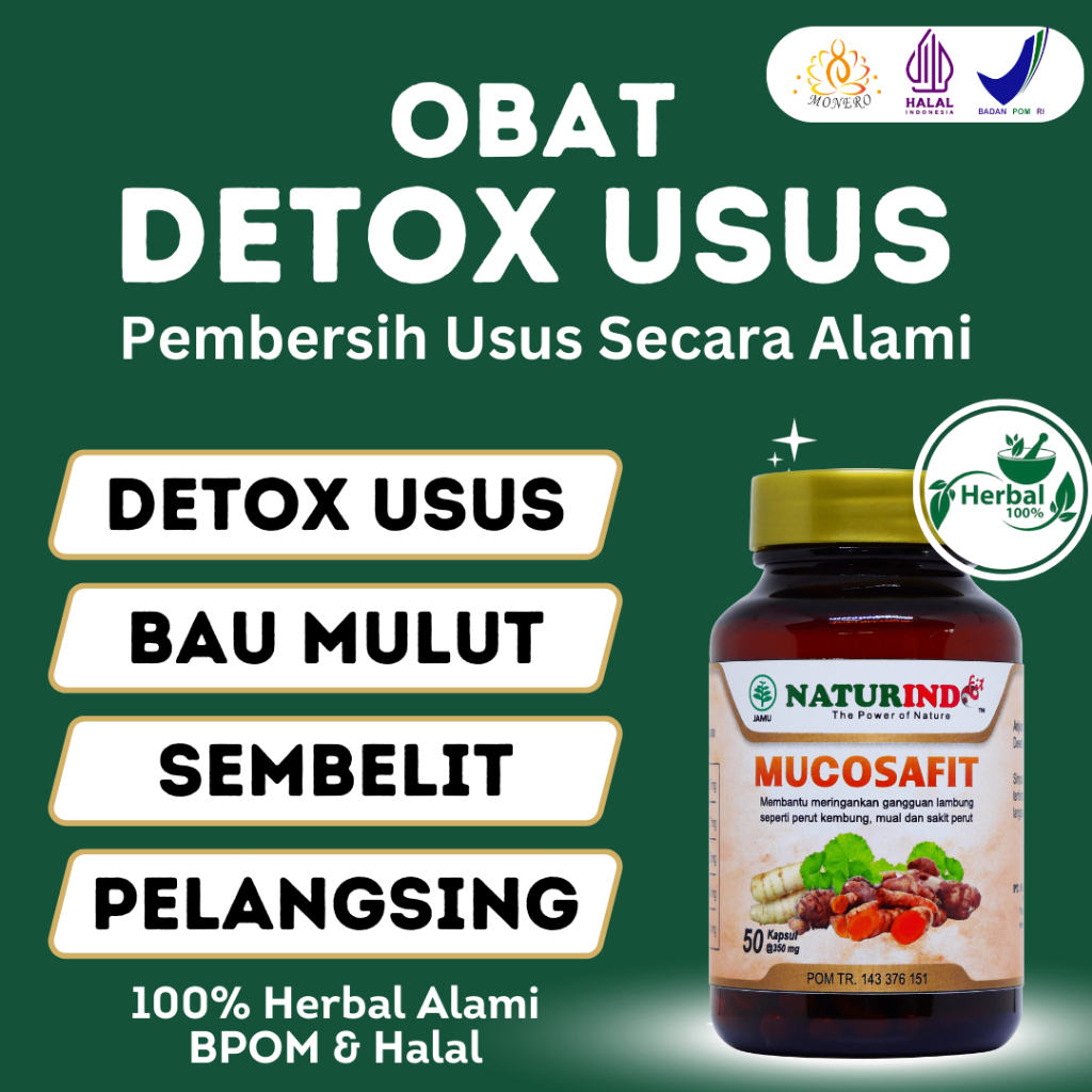 Jual Obat Detox Usus Kotor Sembelit Diet Pelangsing Herbal Pembersih ...