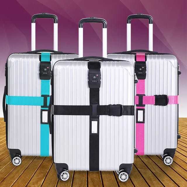 Jual Ready 4M Sabuk Pengikat Koper TSA Kunci Kombinasi Anti Pencurian ...