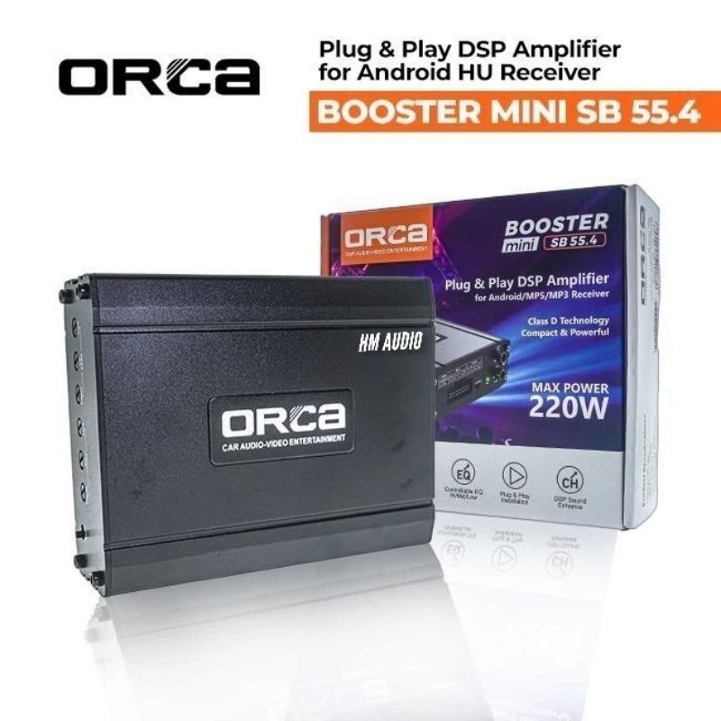 Jual Power amplifier 4 channel Orca Pnp android DSP Amplifier Plug ...