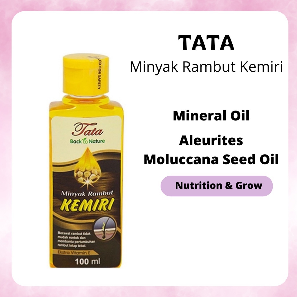Jual Tata Minyak Rambut Kemiri 100ml | 54 ml | 33ml | Shopee Indonesia
