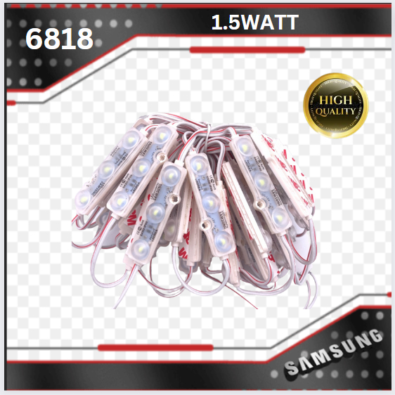 Jual Lampu Led Modul Samsung Saso 6818 DC 12V 3 Mata 1.5Watt SMD 5730 ...