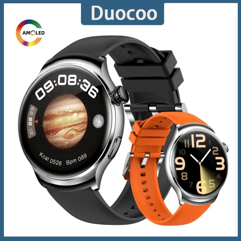 Jual Amoled Z93 Pro Smartwatch 1.52in Round Screen GPS Tracks Heart Rate Blood Pressure Music ...