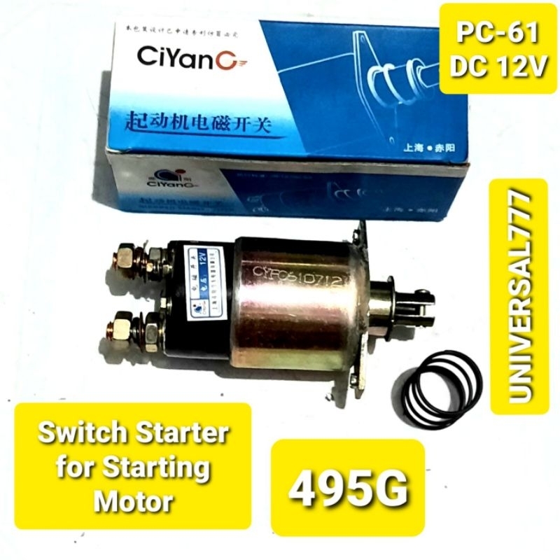 Jual 495G Switch Starter For Starting Motor Untuk Mesin Diesel 495 G | Shopee Indonesia