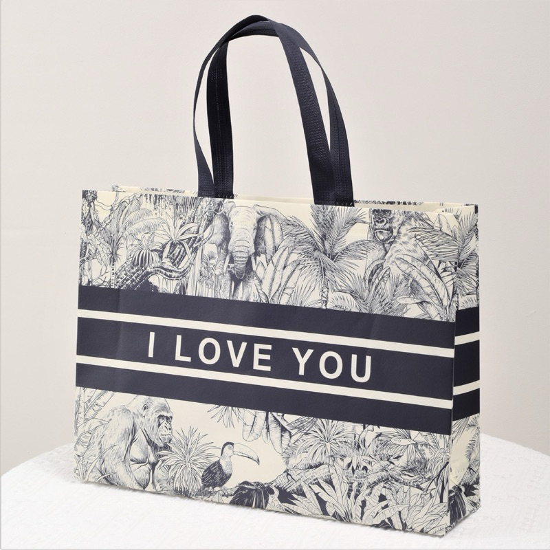 Jual TAS BELANJA BAHAN SPUNBOND MOTIF BUNGA | TAS HAMPERS TAS NON WOVEN ...