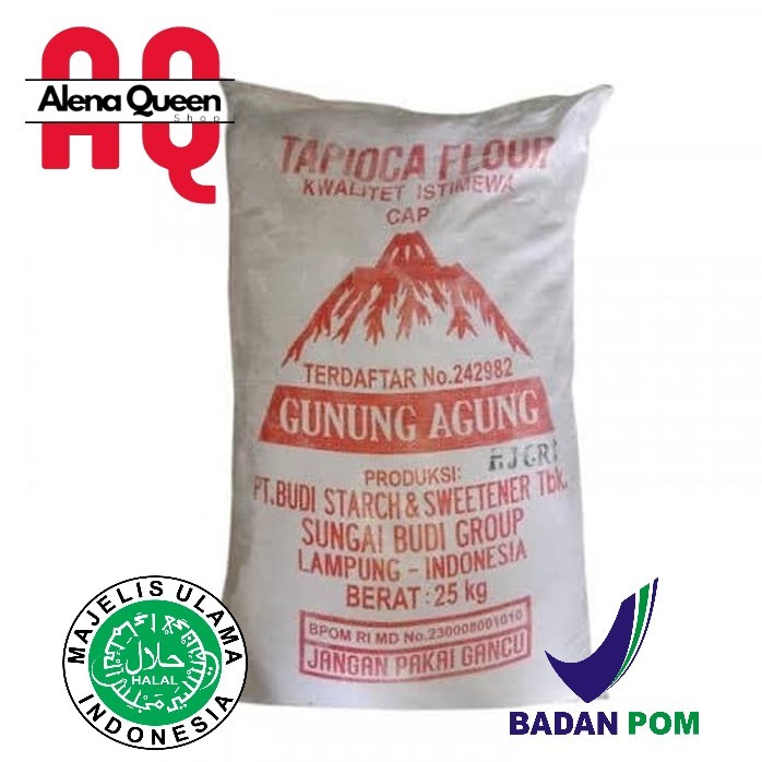 Jual Aci Gunung Agung Tepung Tapioka Kanji - 1kg | Shopee Indonesia
