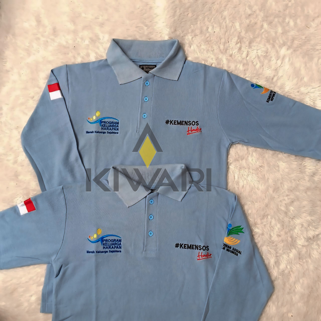 Jual KAOS POLO KEMENSOS HADIR LOGO STD VOL.2. | Shopee Indonesia