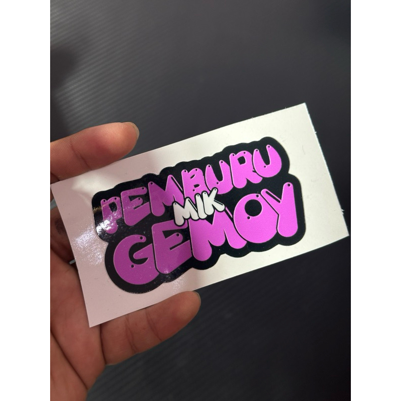 Jual STIKER PEMBURU MIK GEMOY UNTUK MOTOR | Shopee Indonesia