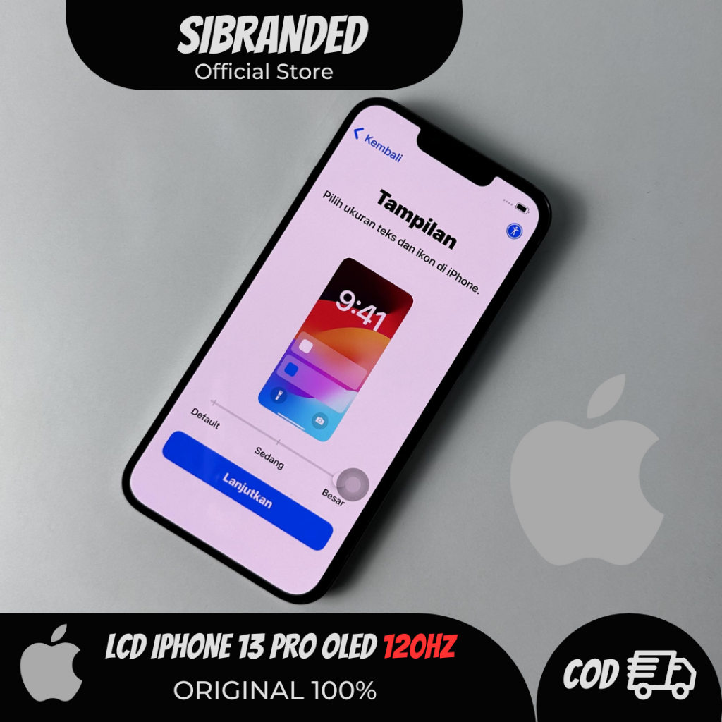 Jual LCD OLED 13 Pro Copotan Original 120Hz | Shopee Indonesia