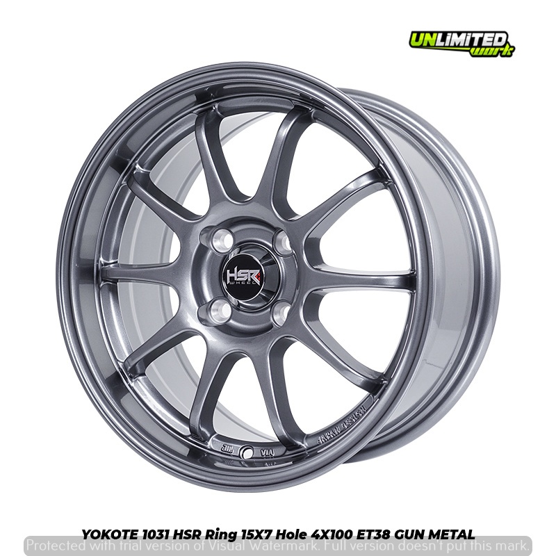 Jual Velg Racing Honda Brio Ring 15 Pcd 4X100 HSR YOKOTE Original R15 | Shopee Indonesia