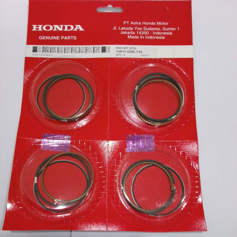 Jual RING PISTON-RING SEHER GRAND STD PISTON RING MOTOR HONDA GRAND ...