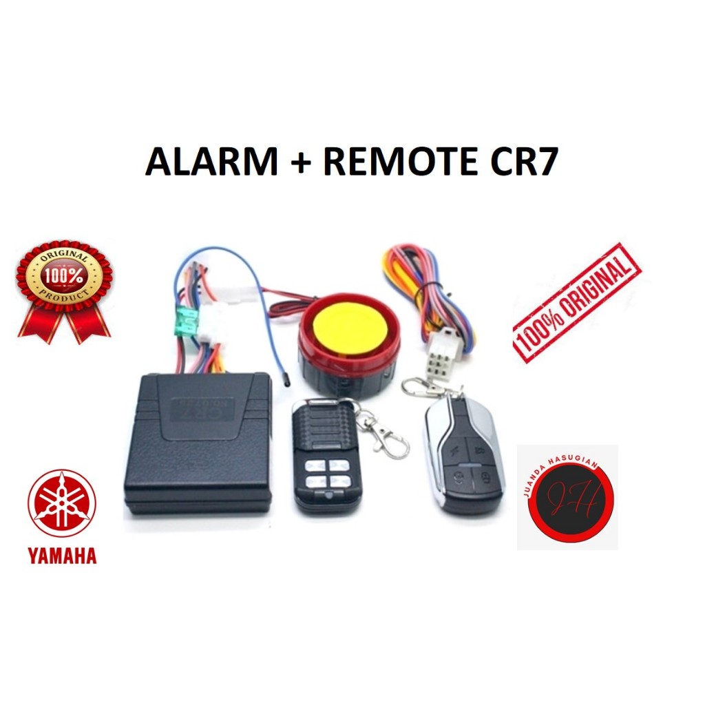 Jual ALARM + REMOTE CR7 ALARM CR7 MOTOR SYSTEM REMOTE STARTER JARAK ...