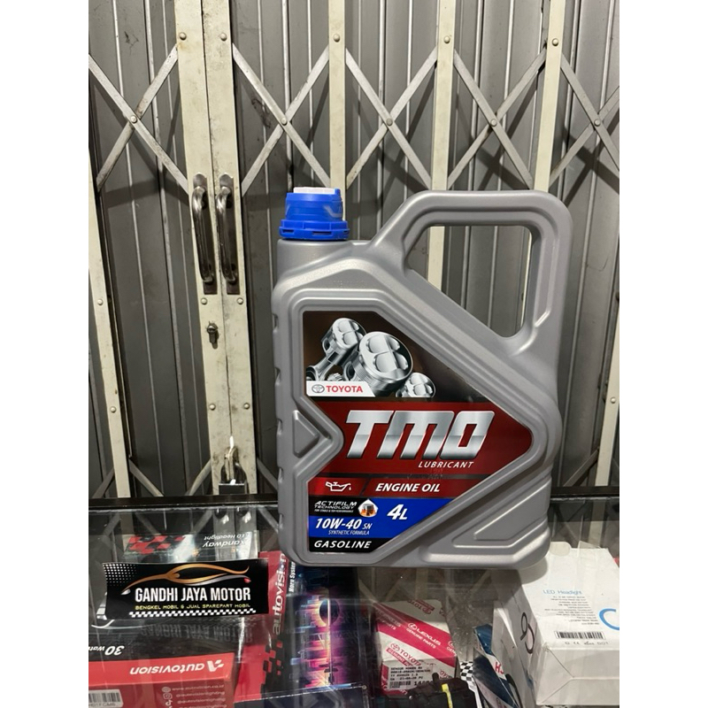 Jual ORI TOYOTA MOTOR OIL TMO SAE 10W-40 BENSIN GALON ISI 4 LITER ...