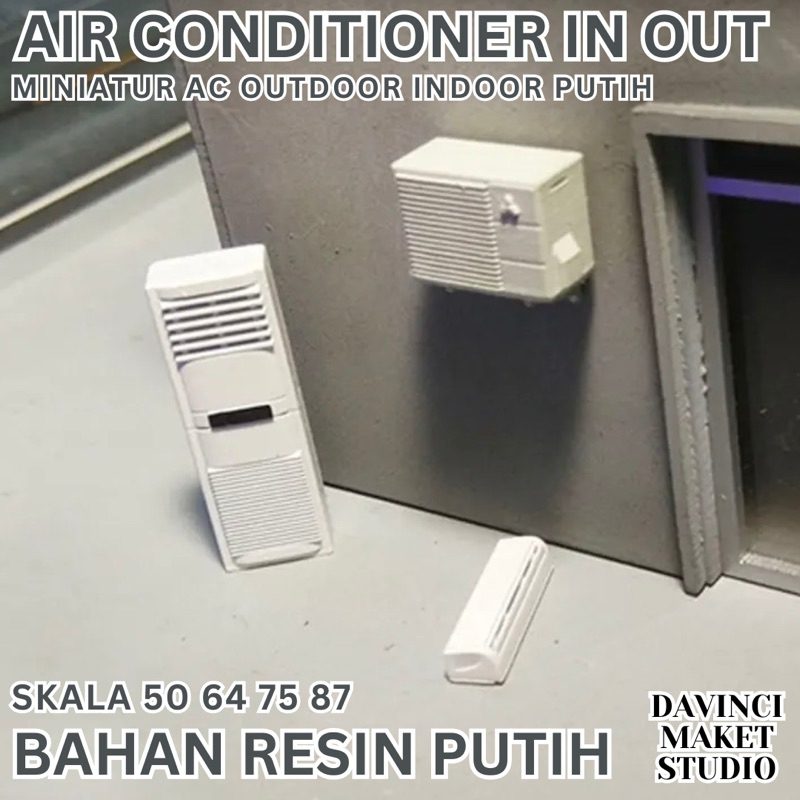 Jual (64) Miniatur AC Ruangan Mini Kecil Indoor Outdoor Skala 64 - Air ...