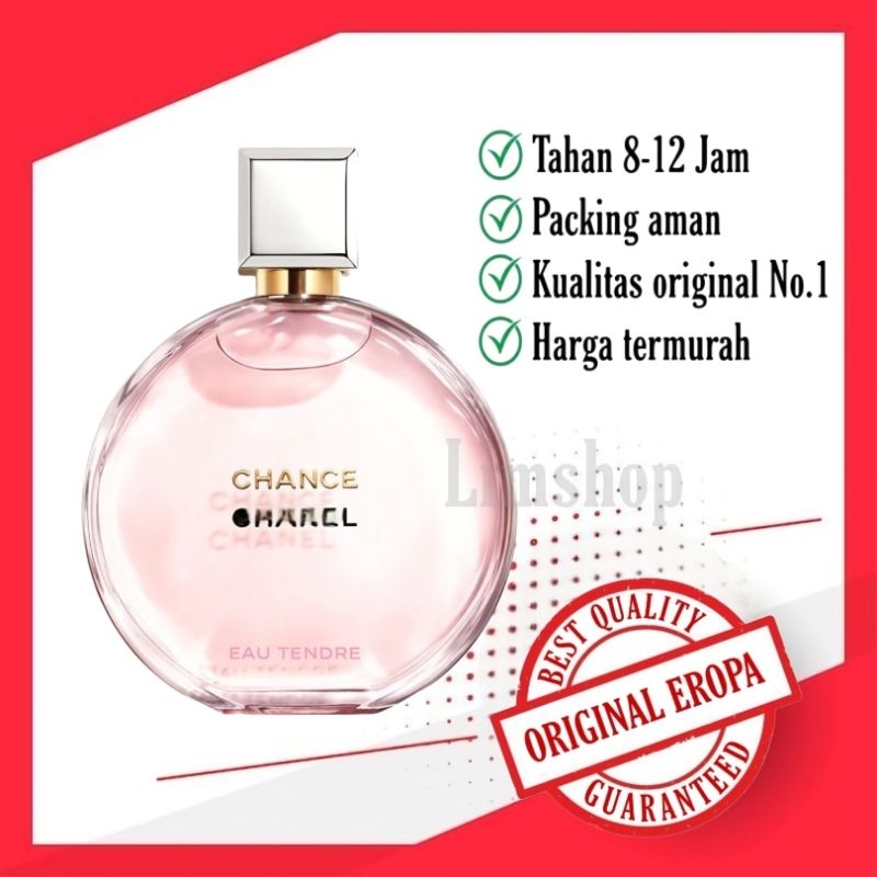 Jual SALE Parfum Wanita Ch*nel Chance EAU TENDER 100mL EDT (ORIGINAL ...