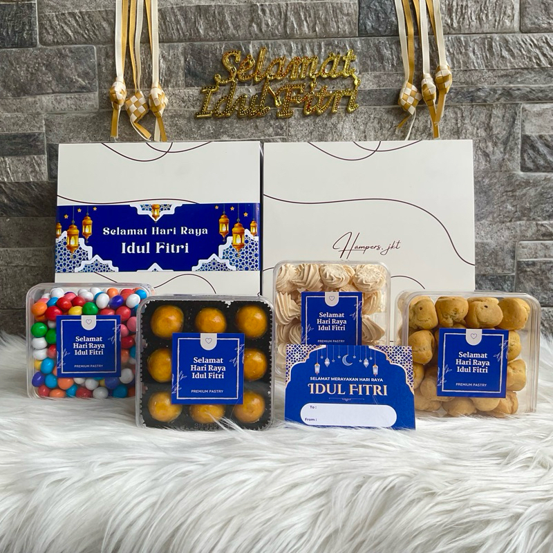 Jual HAMPERS LEBARAN PREMIUM KUE KERING ISI 4 / HAMPERS IDUL FITRI / HAMPERS PAKET PARSEL KUE ...