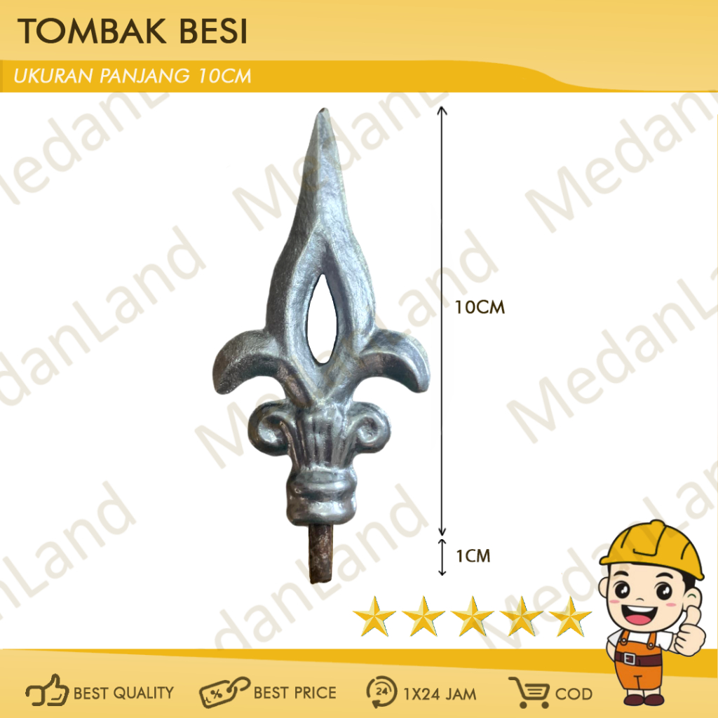 Jual Ornamen tombak keraton besi aluminium variasi tralis aksesoris ...