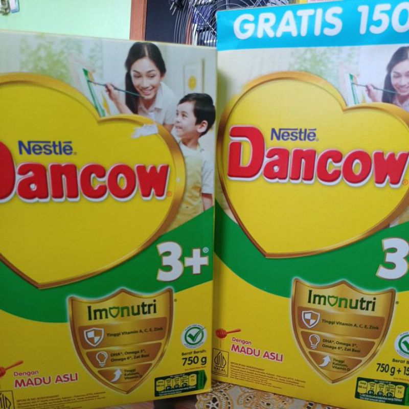 Jual NESTLE DANCOW 3+ MADU 750 g + 150 g | Shopee Indonesia
